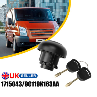 For Ford Transit MK6 MK7 2000~14 Locking Fuel Cap W/2 Keys Diesel ...