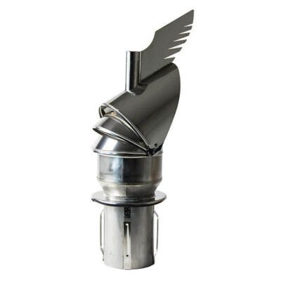 125mm S/Steel Self Adjusting Spinning Dragon CHIMNEY COWL - with Push ...