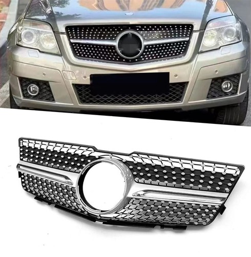 Front Bumper Grille For Mercedes-Benz GLK X204 GLK250 GLK300 GLK350 ...