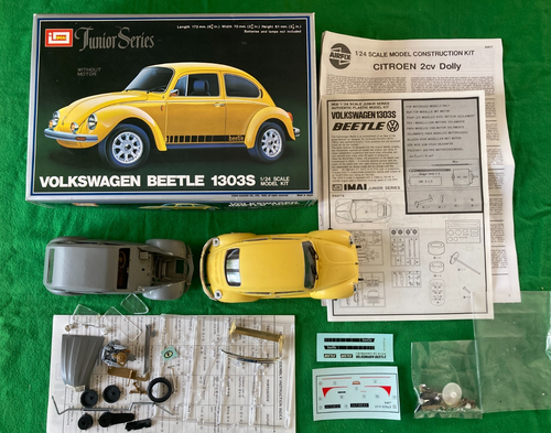 IMAI 1:24 VW BEETLE 1303s & AIRFIX 1:24 2CV DOLLY - BOTH STARTED ALMOST ...