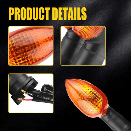 4X Front /Rear Turn Signal Lights For Yamaha YZF R6 2003-2016/R6S 2006 ...