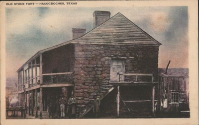 Old Stone Fort,Nacogdoches,Texas,TX Advertising Postcard Gulf Postcard ...