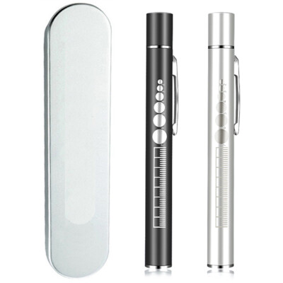 2PCS Dual Beam LED Penlight Portable Pocket Medical Penlight Dental ...