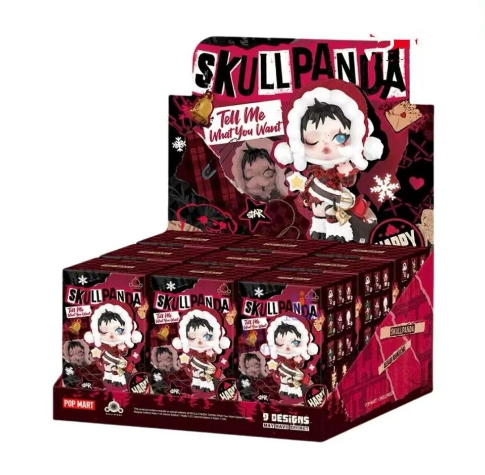 POPMART SKULLPANDA Tell Me What You Want Series Figure Toy One Set ...
