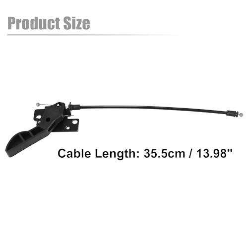 Car Engine Front Hood Release Cable Replacement 51237294536 for BMW X5 ...