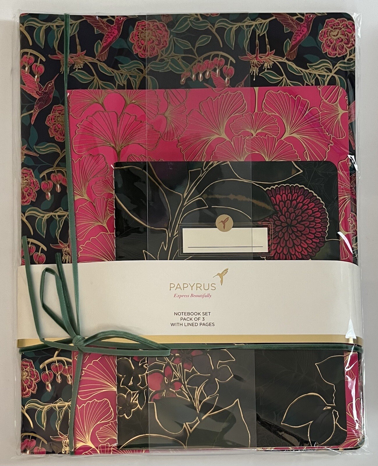 Papyrus “Express Beautifully” Set of 3 Notebooks with lined pages. | eBay