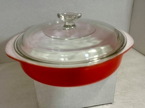 Vintage Pyrex Flamingo Pink 8" Round Baking Casserole Dish #221 ...