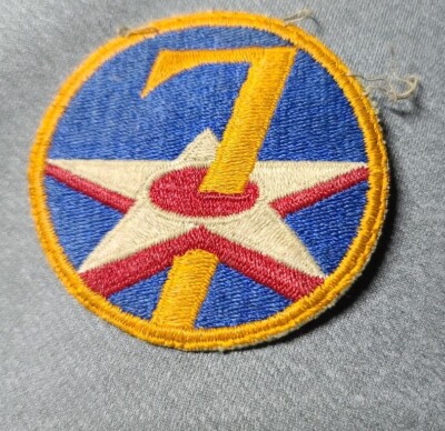 Vintage WWII US Army Air Force USAAF 7th Army Air Force Insignia Patch ...