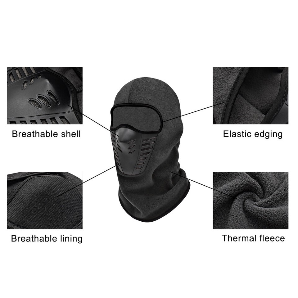 Winter Cold Weather Windproof Thermal Mask Balaclava Ski Face Mask for ...