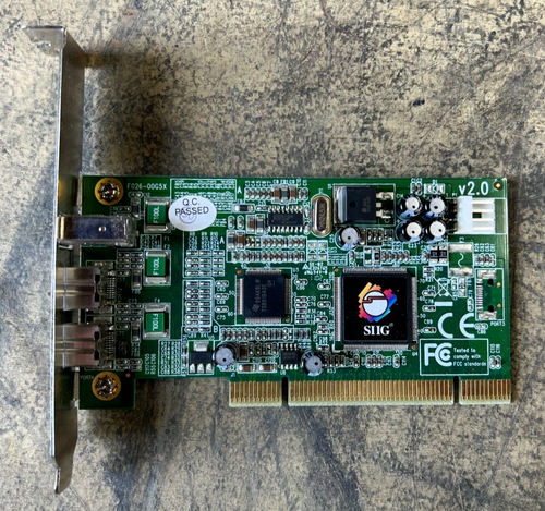 * SIIG F026-00G5X 1394 capture card CCD | eBay