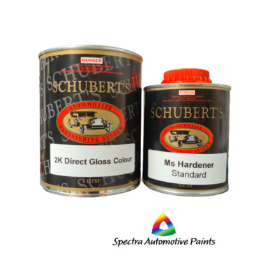 Schuberts MG Colour Codes 1LT 2K Direct Gloss & 500ml MS Hardener ...