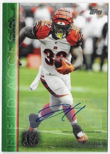 2015 Topps Field Access Jeremy Hill Autograph Card /50 | eBay