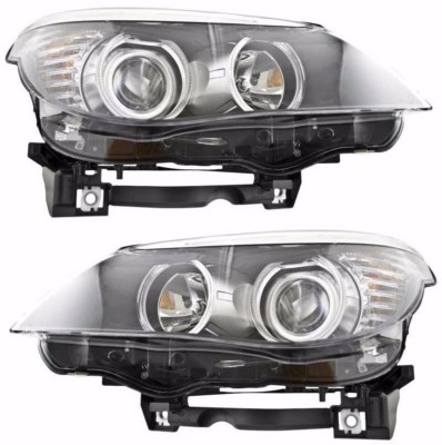 BMW 5 SERIES E60 2008-2010 HALOGEN ONLY HEADLIGHTS HEAD LIGHTS LAMPS ...