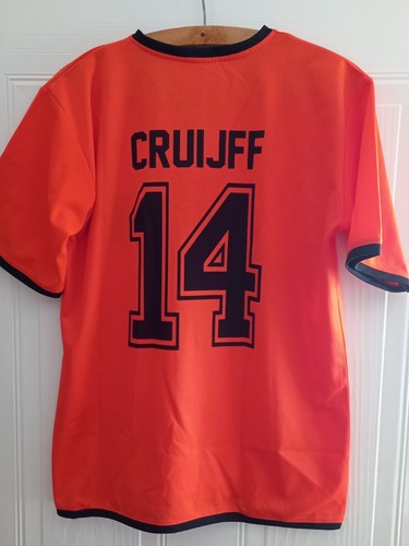 Netherlands Football Shirt Johan Cruijff Fan Jersey Top Home Vintage ...