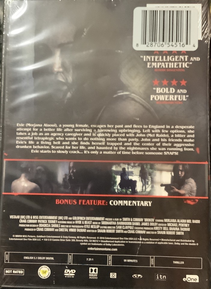 Broken (DVD, 2018) Morjana Alaoui, Mel Raido, New Sealed 625828646997| eBay