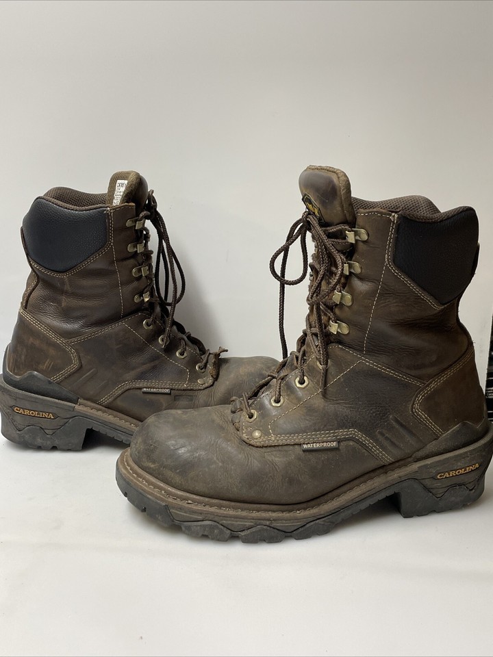 Carolina Waterproof Cardinal Distressed Composite Toe Logger Boots Size ...