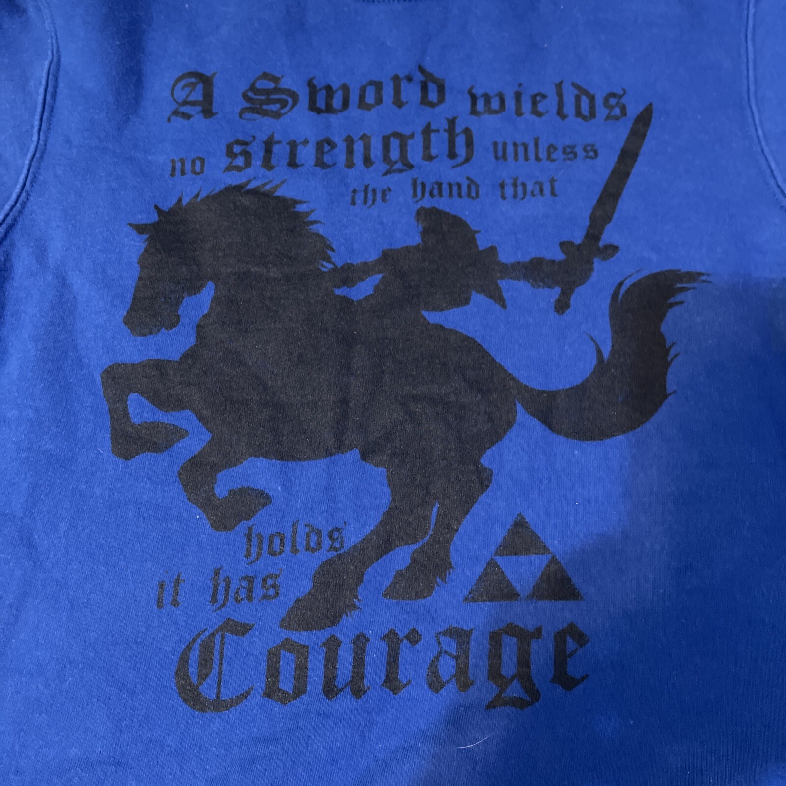 Official Nintendo Legend Of Zelda Link Blue Sweatshir… - Gem