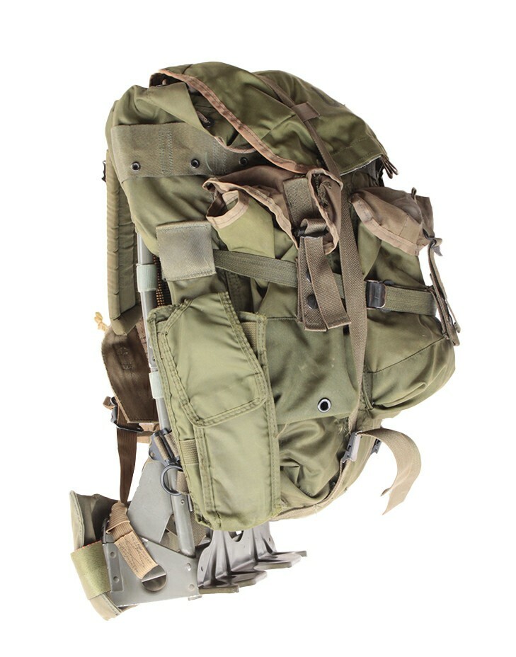 USGI Complete Medium Alice Pack Frame Straps NBC Radio Pouch Packboard ...