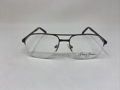 SEAN JOHN SJO5111 MATTE GUNMETAL 57/17/145 FLEX HINGE EYEGLASSES FRAME ...
