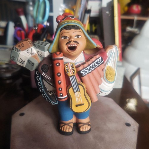 Ekeko Doll for Good Fortune, 16cm Ceramic Figurine, Lucky Charm, Mint ...