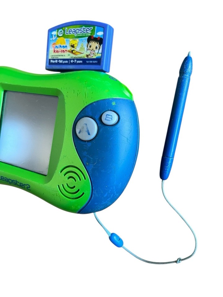 Leapfrog Leapster 2 Learning Game System Green Tested Works 1 Game With ...