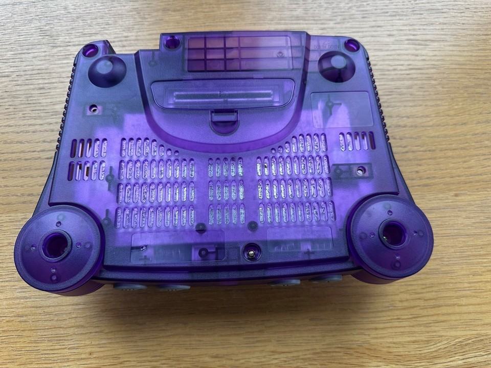 Nintendo 64 N64 Console Purple RGB video out PAL N64RGB V4.0 ~OverClock ...