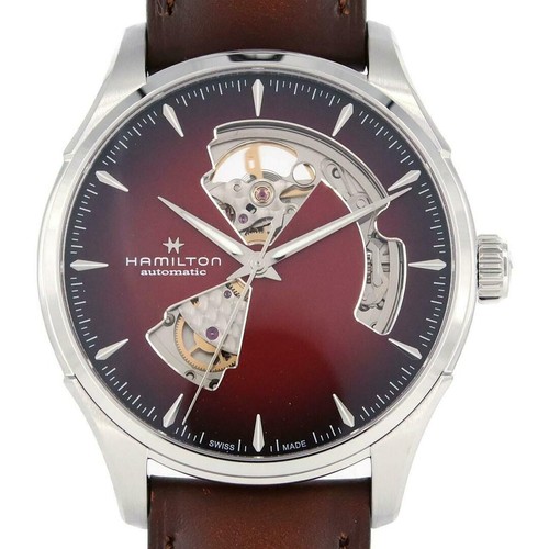 New Hamilton Jazzmaster Open Heart H326750 H32675570 SS Automatic | eBay