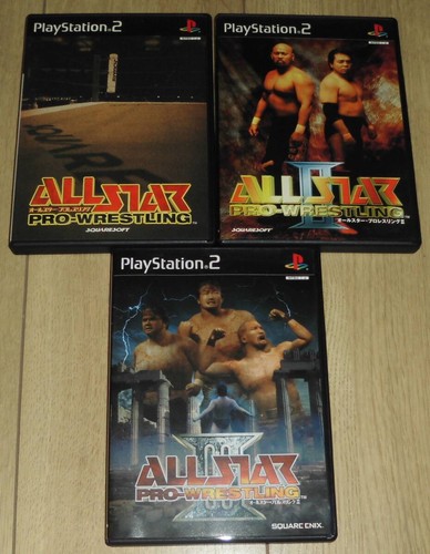 Ps2 All Star Pro Wrestling Ii Iii 3-Disc Set Square Enix | eBay