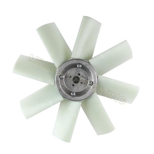 8 Blades Fan Blade 0304-009 0001-081 for Yanmar Track Loader OD 410mm ...