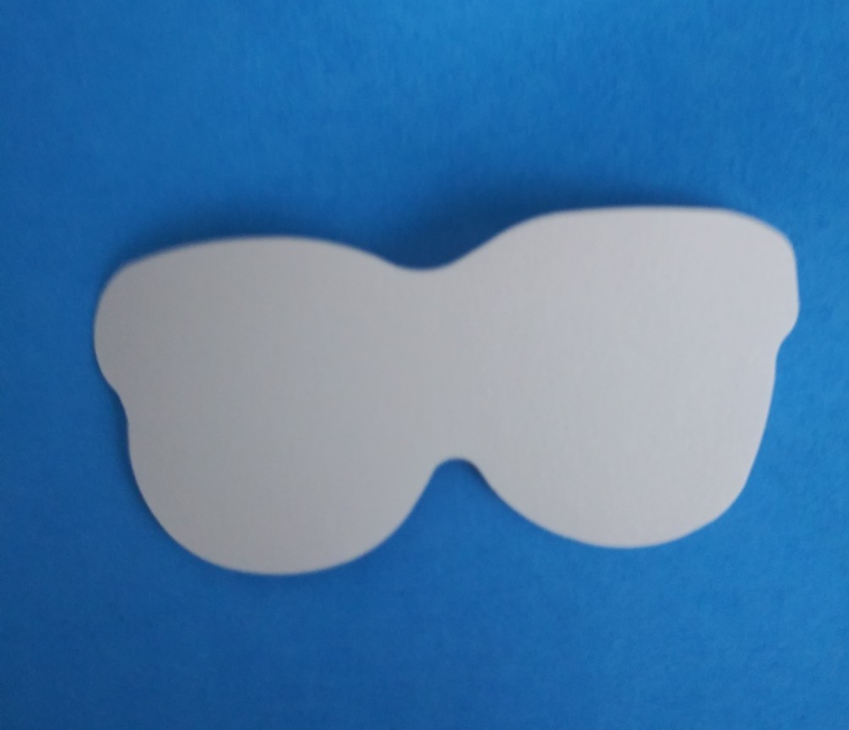 Yellow Hearts On Pink Sunglasses Sticker 1" x 2.25" (R) | eBay