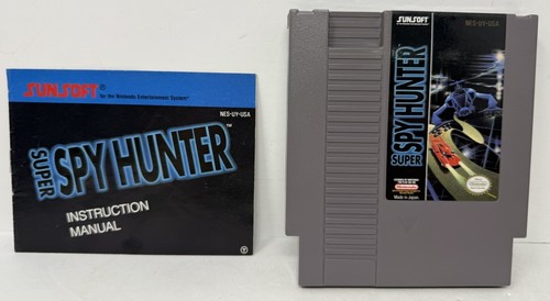Nintendo NES 1992 Super Spy Hunter Game with Manual Booklet - Clean ...
