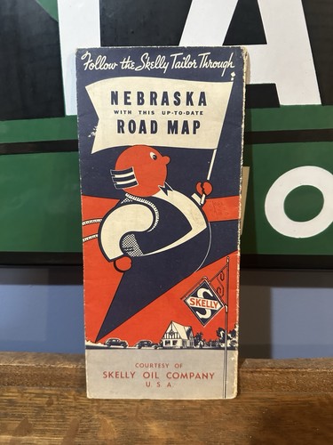 1937 Skelly Road Map: Nebraska USED | eBay