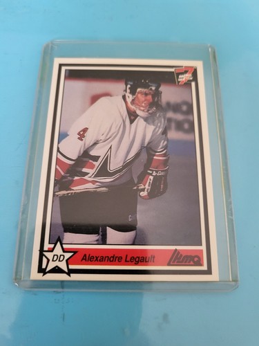 1990-91 7th Inning Sketch QMJHL # 7 ALEXANDRE LEGAULT DRUMMONDVILLE ...