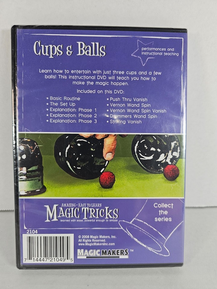 Amazing Easy to Learn Magic Tricks - Cups and balls DVD | eBay
