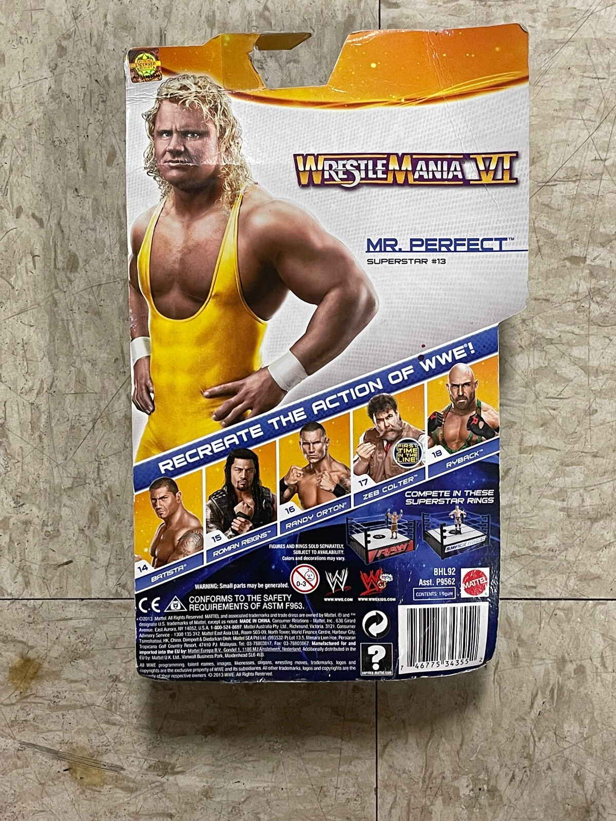 WWE Mr Perfect Figure WrestleMania Heritage Series Curt Henning WWF ...