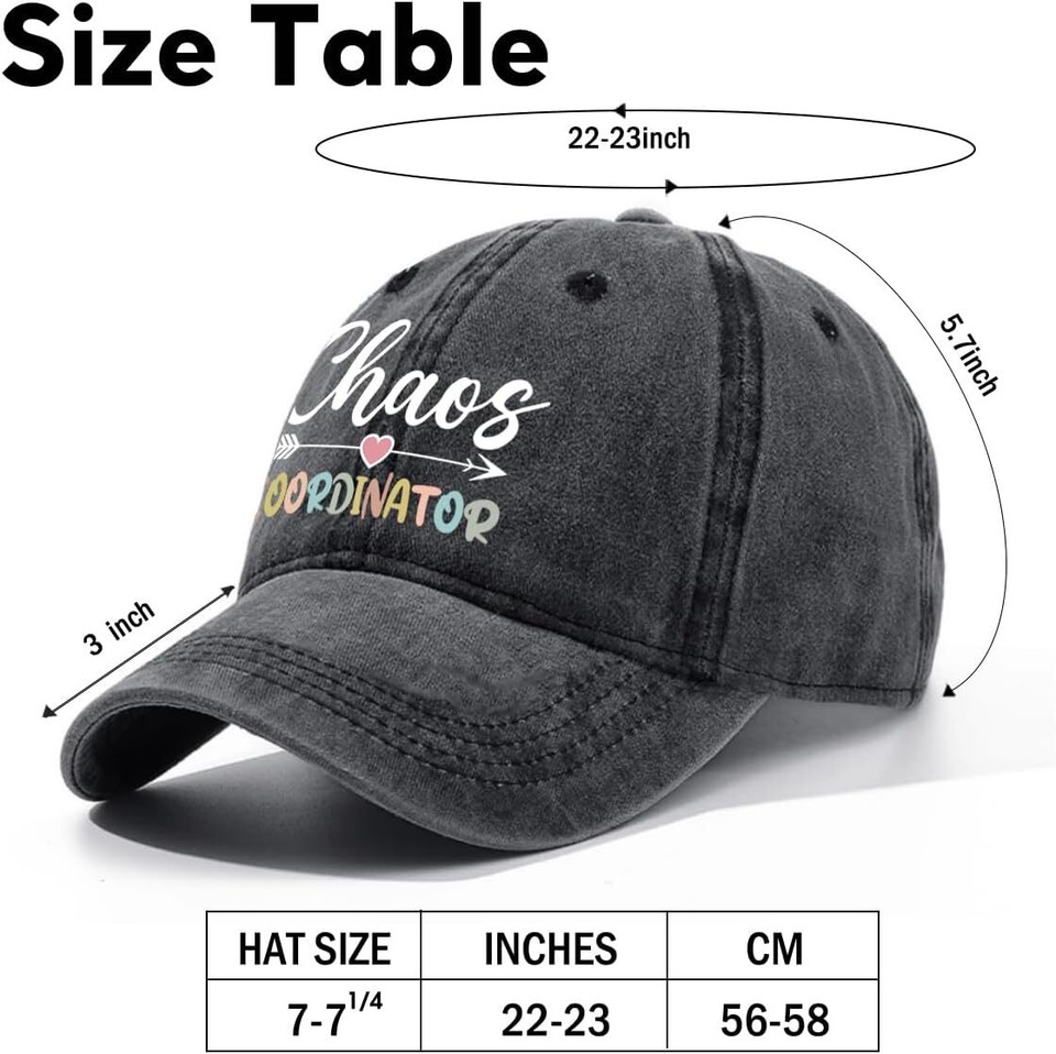 Humor Saying Adjustable Washed Cotton Baseball Cap, Funny Retro 7-7 3/8 ...