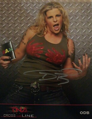 ODB Signed 8x10 Promo Photo TNA Knockout Wrestling WWE Auto COA | eBay