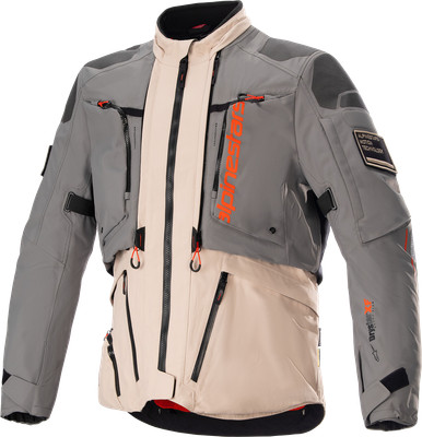 Alpinestars Brown/Grey AMT 10-R Drystar XF Jacket - 2XL - 3209623-9684 ...