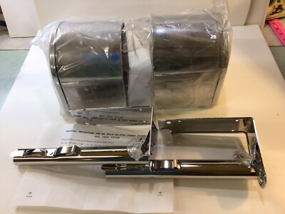 Double Stainless Steel Toilet Paper Dispenser Continental Mfg. Co. St ...