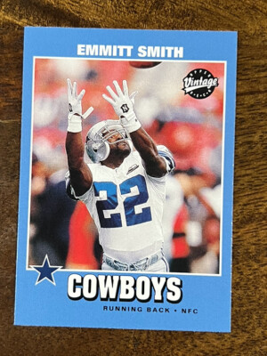 2001 Upper Deck Vintage #47 Emmitt Smith Dallas Cowboys Football Card ...