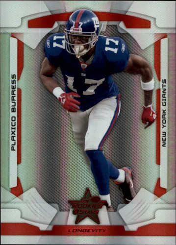 2008 Leaf Rookies & Stars Longevity - Ruby #64 Plaxico Burress /249 for ...
