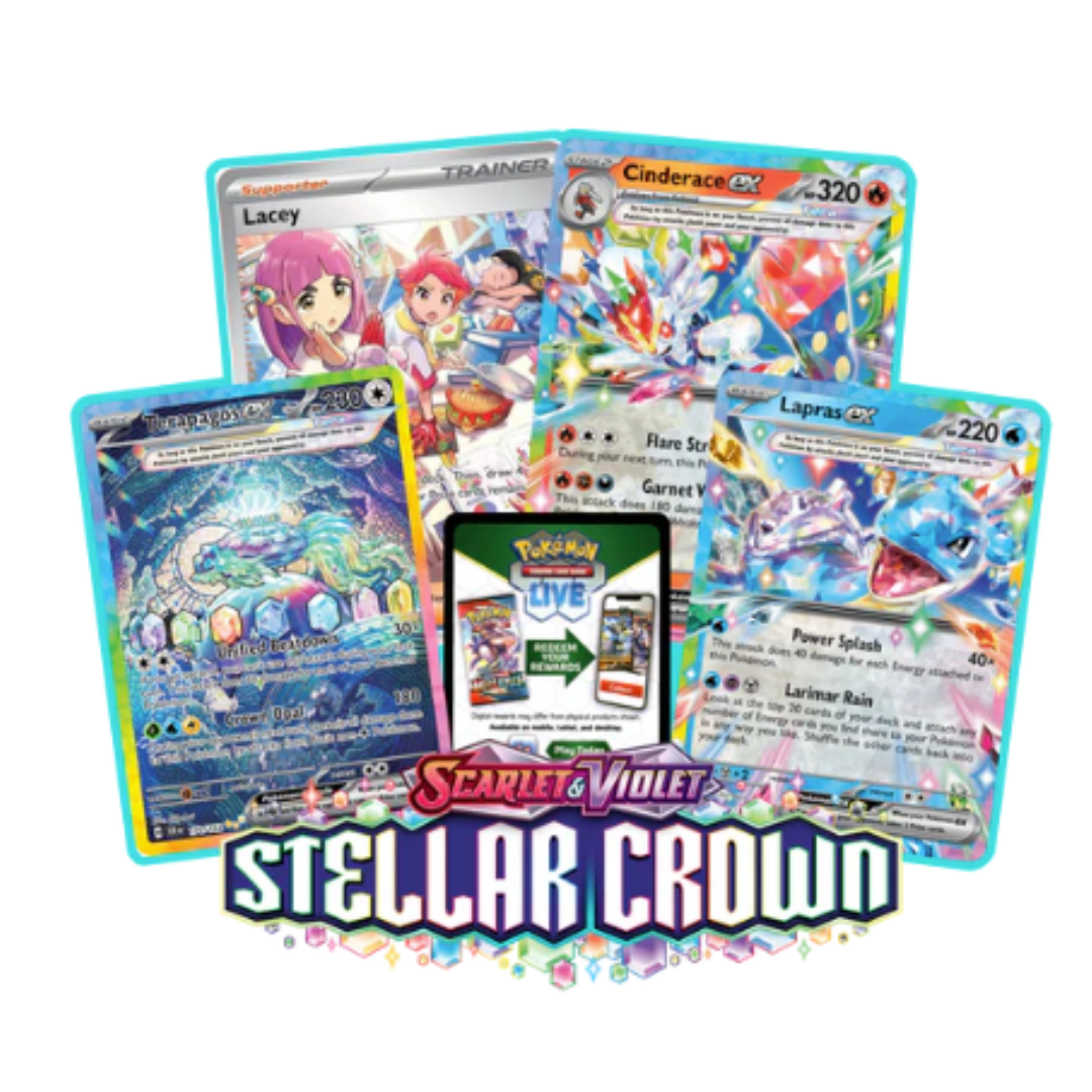 50 Stellar Crown Codes Booster Pokemon TCG Live - Fast eDelivery | eBay