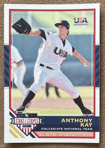 2017 Panini Stars & Stripes Longevity Anthony Kay Rookie #79 Team USA ...