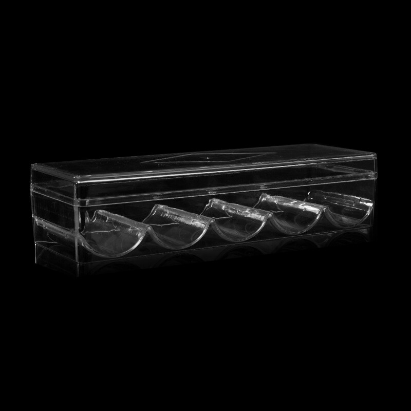 Poker Chip Tray 5 Grids Poker Chip Display Clear Acrylic Chip Trays ...