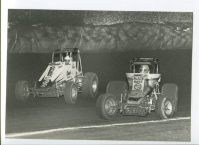 Brad Noffsinger #96 & John Redican #55 CRA Sprint Car Photo 5"x7" Ascot ...