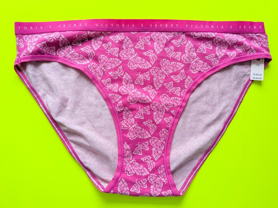 Victoria's Secret Size L Cotton Bikini Panty Bundle - Lot of 4 | eBay