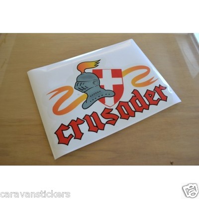 CRUSADER Caravans - (STYLE 4) - Caravan Badge Sticker Decal Graphic ...