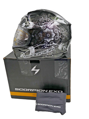 SCORPION EXO-R320 HELMET DREAM BLACK SIZE MEDIUM - 32-0404 | eBay