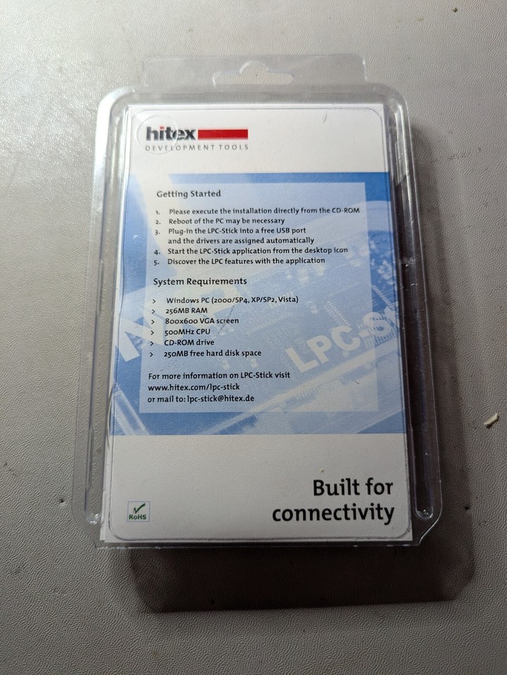 NXP LPC24/LPC-Stick by Hitex Development Tools/LPC2468 Microcontroller ...