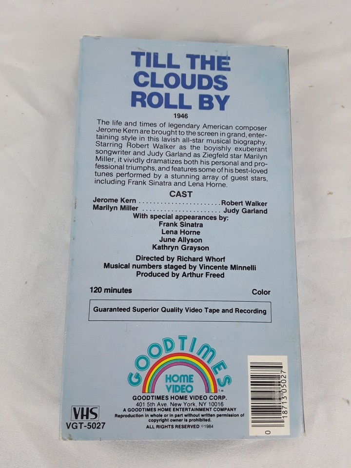 "Till The Clouds Roll By"-Judy Garland, Frank Sinatra, Robert Walker ...